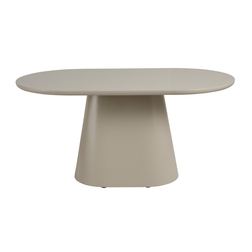 Lorenzo Taupe Oval Dining Table 180cm | Glicks Furniture